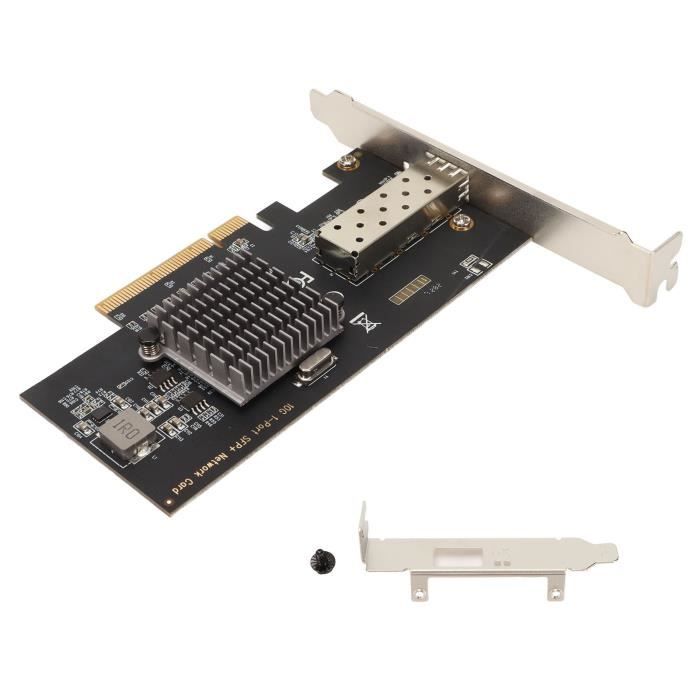 TMISHION Carte réseau SFP 10 Go Carte réseau 10 Go SFP NIC PCI Express ...