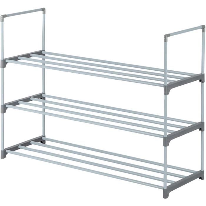 3 Niveaux Shoe Rack Shoe Tower Shelf Organisateur De Stockage Pour ...