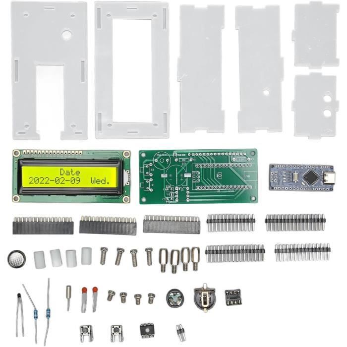 Kits D'Horloge Numérique À Monter Soi-Même Avec Coque En Acrylique, Kit ...