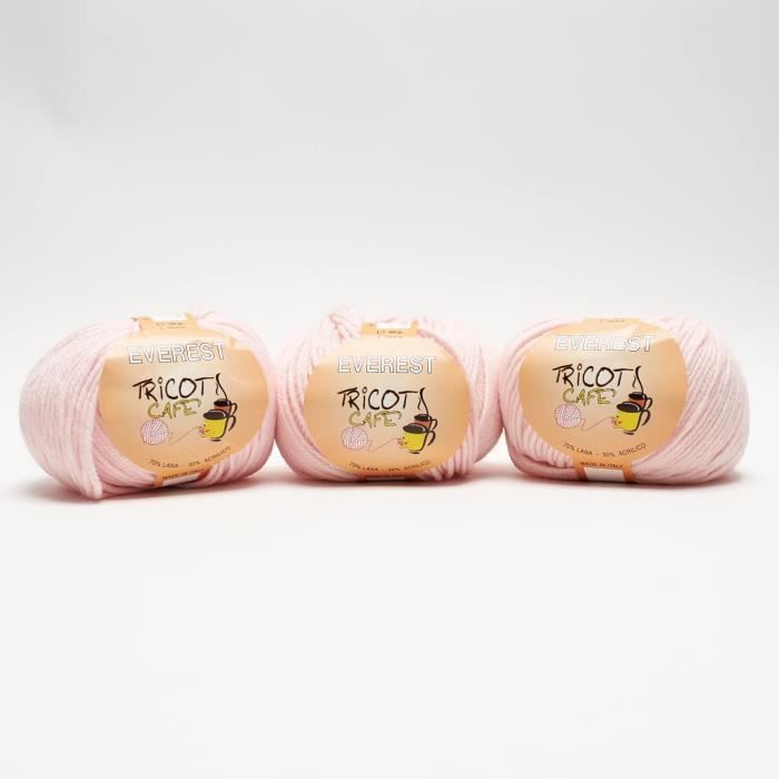 Tricot Cafè - Everest - Pelote Mixte Laine Douce Au Toucher Idéale Pour ...