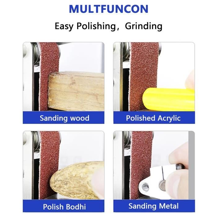 Rouleau de ponage 10 pièces bande abrasive alumine 80 grains 330x30mm ...