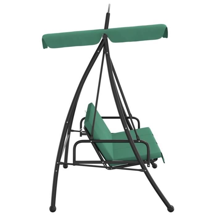 Balancelle de jardin - VGEBY - Modèle RUIDA - 198 cm - Acier enduit de ...