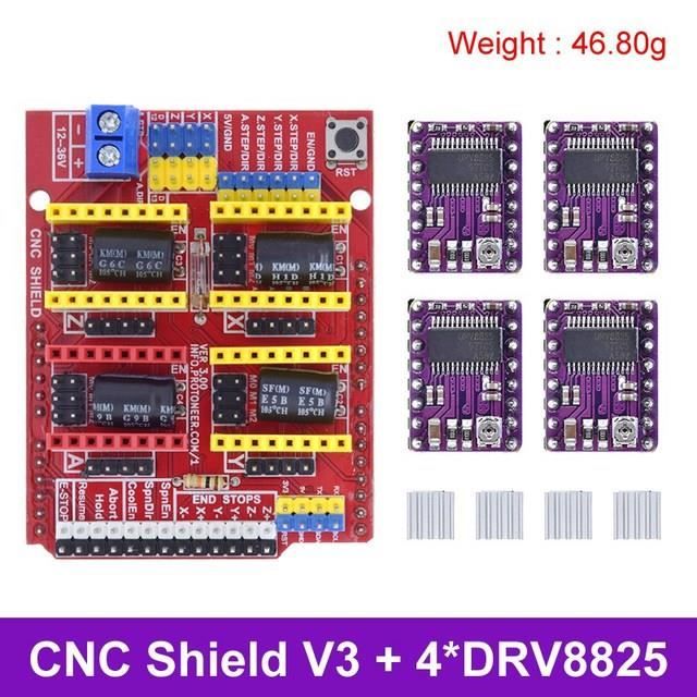 Circuits intégrés,CNC DRV8825--Cnc Shield V3 Engraving Machine 3d ...