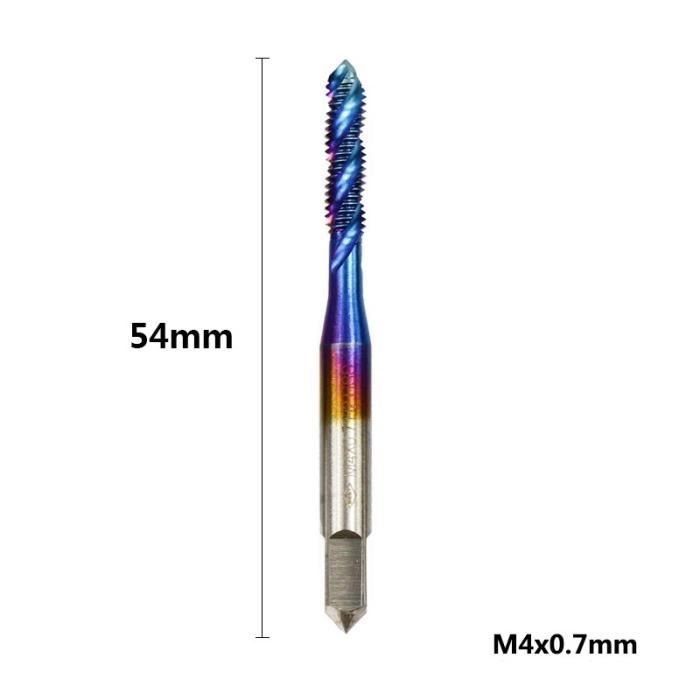 FILIERE - BUSE DE FILAGE - TARAUD,1pc M4x0.7--Robinet à filetage en spirale, 1 pièce, M2 M2.5 M3 ...