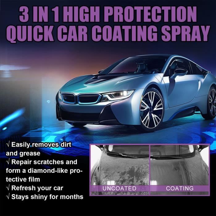 Car Coating Spray,3 in 1 High Protection Quick Car Coating Spray,Car ...