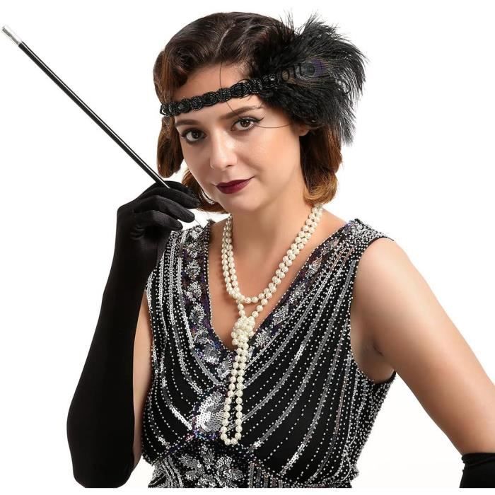 Bandeau Plume Année 1920S Headband Plume Femme Couronne Plume ...