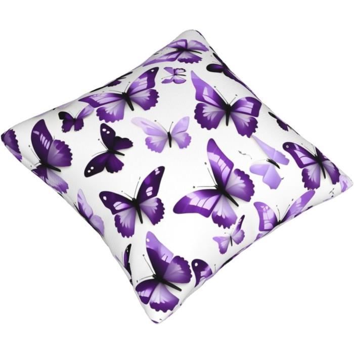 Housse De Coussin Carrée Douce Pour Canapé, Lit, Chambre À Coucher ...