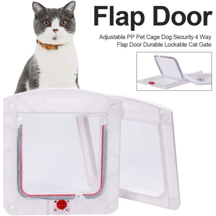 AMILKS Chatiere Chat Puce Chatiere Isolante Chatières pour Portes Pet ...