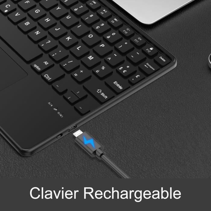 Bluetooth Clavier Avec Trackpad Pour Ipad-Ipad Pro-Ipad Air-Samsung ...