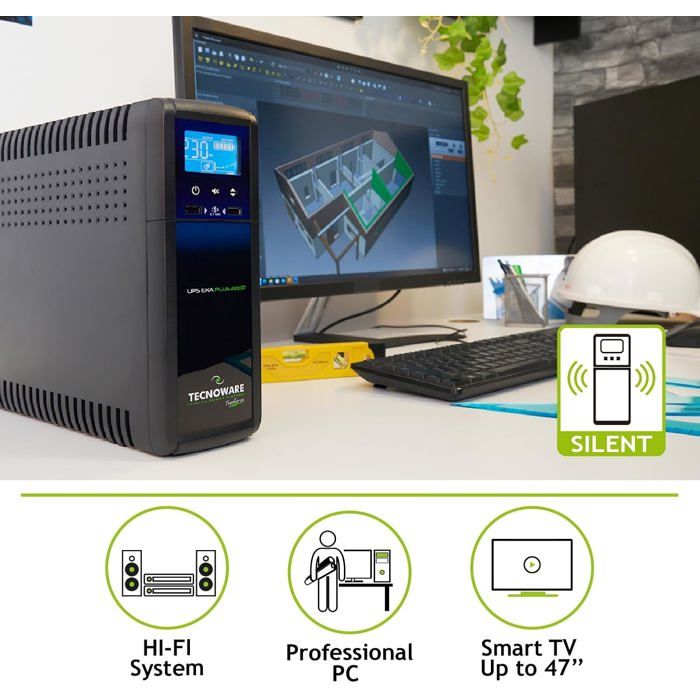 Tecnoware Power Systems Tecnoware ASI EXA Plus 2000 Alimentation sans ...