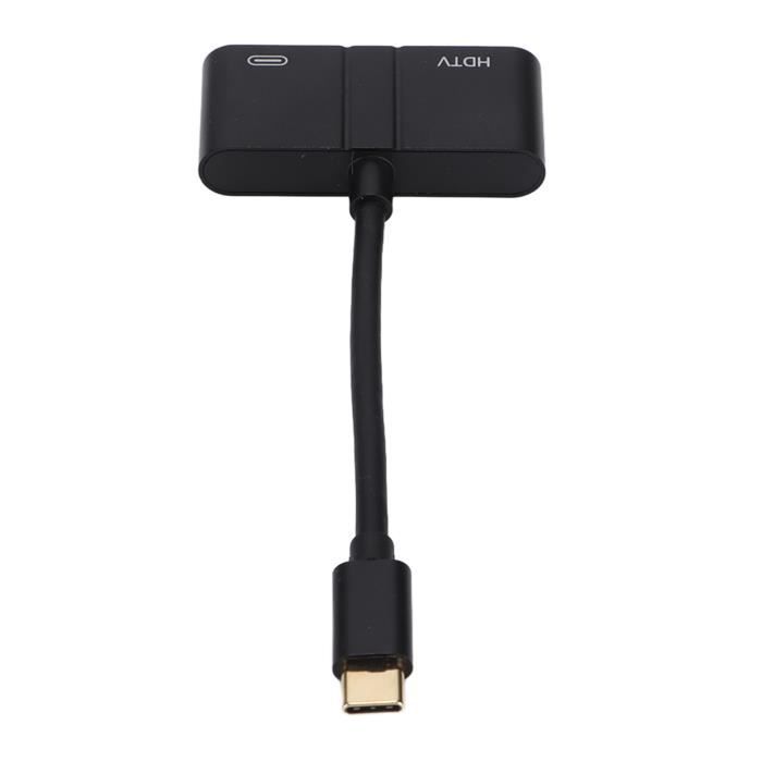 Adaptateur USB - HURRISE - 9592A - Type-C vers 4K HD - PD Charging ...