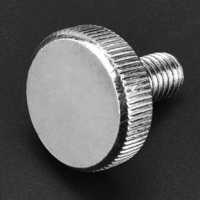 SALUTUYA-vis à tête moletée 10 boulons à tête plate moletée en acier au ...