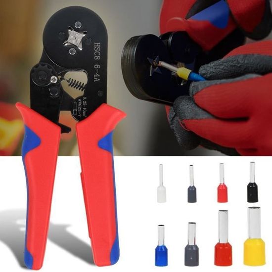 Pince à sertir jeu d'embouts de fil 1500tlg 0,25 0,08 - 16mm ² Pinces pour embouts de fil pinces ...