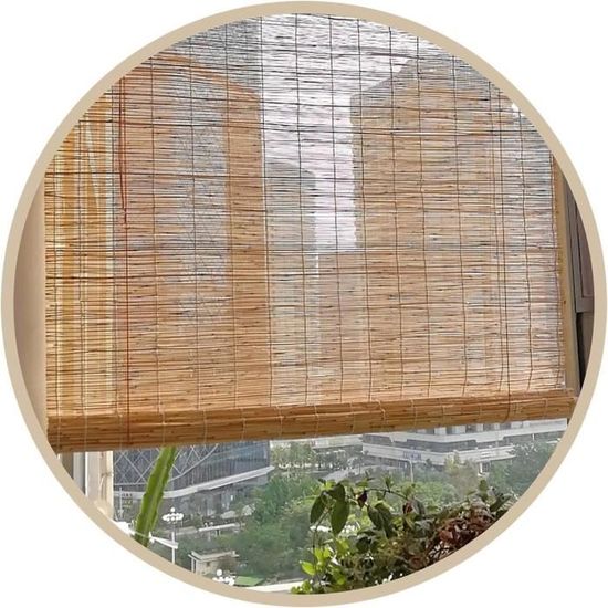 Stores Enrouleurs-Store À Rouleau en Bambou-Rideau De Roseau Naturel ...