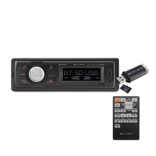 Autoradio Caliber – Radio FM avec Bluetooth – Noir (RMD030BT) - Lecteur ...