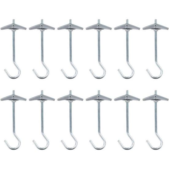 12 Pièces Crochet De Plafond, M4 - 90Mm Crochet Plafond Suspension ...