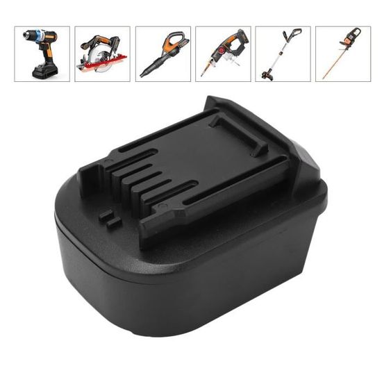 SAL Adaptateur Batterie Lithium Outil Sans Fil M18 pour WORX 20V ...