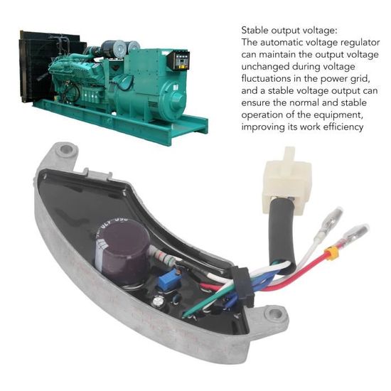 Régulateur de tension - GOTOTOP - Monophasé - 250V - 470µF - 6 fils ...