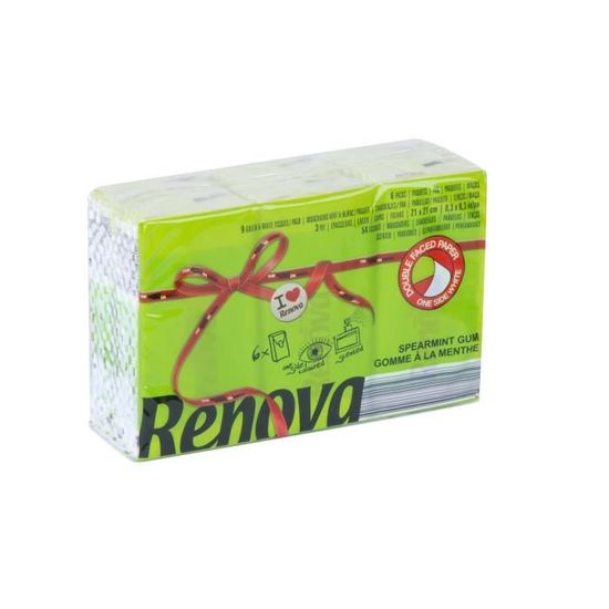 Mouchoirs en papier parfumés - RENOVA - Color - Triple épaisseur ...