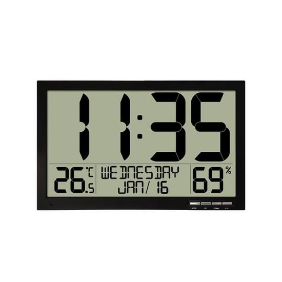 Large Screen Digital Electronic Wall Clock Digital Display Desk Clock ...
