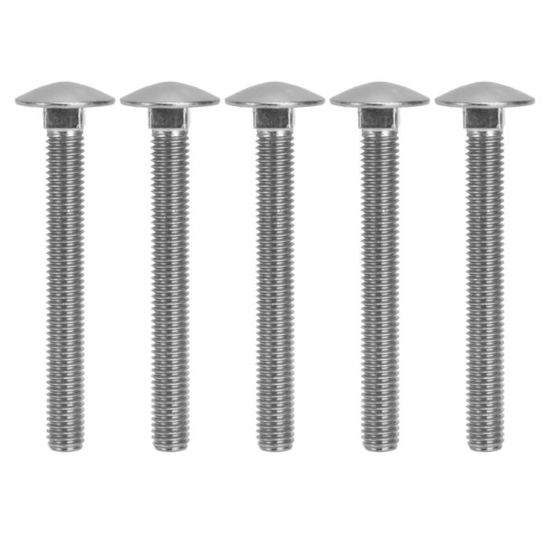 Boulon à vis - Sonew - DIN603 - Acier inoxydable A2-70 - Filetage grossier - 30 pièces ...