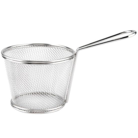 TMISHION Panier à frites Mini frites en acier inoxydable paniers à ...