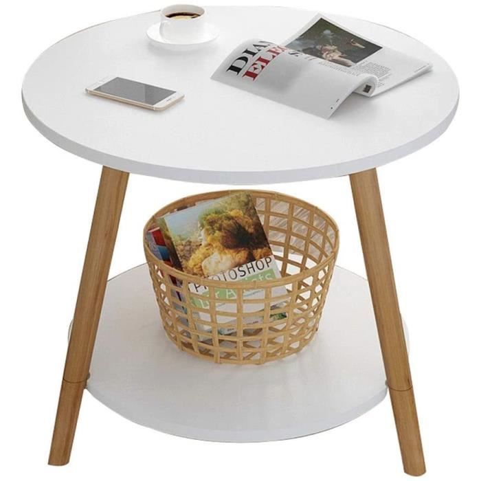 Petite Table Basse Meubles en Bois décorés Salon Balcon Maison et ...