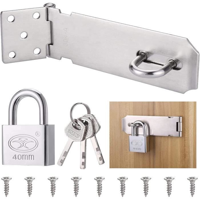Moraillon À Cadenas En Acier Inox, Moraillon De Loquet Porte, Moraillon ...