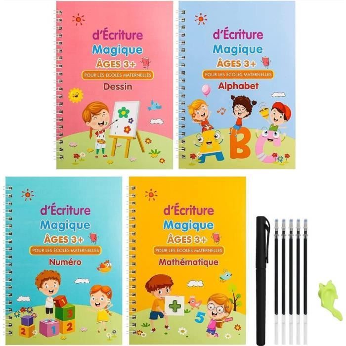 4 Cahiers Calligraphies Françaises Ecriture Calligraphique Enfants