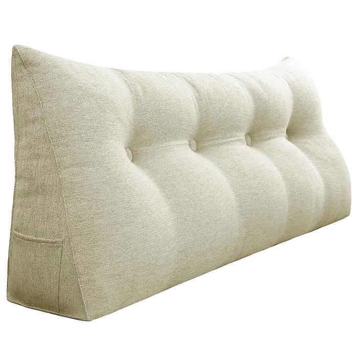 VERCART Grands Coussins de Lit, Coussins de soutien, Traversin, Coussin ...