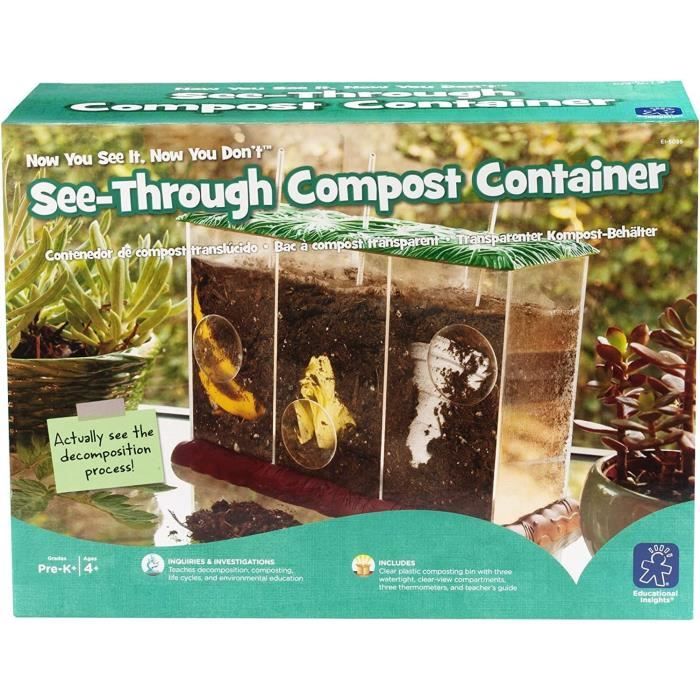Bac à Compost - Transparent[568] - Cdiscount Jardin