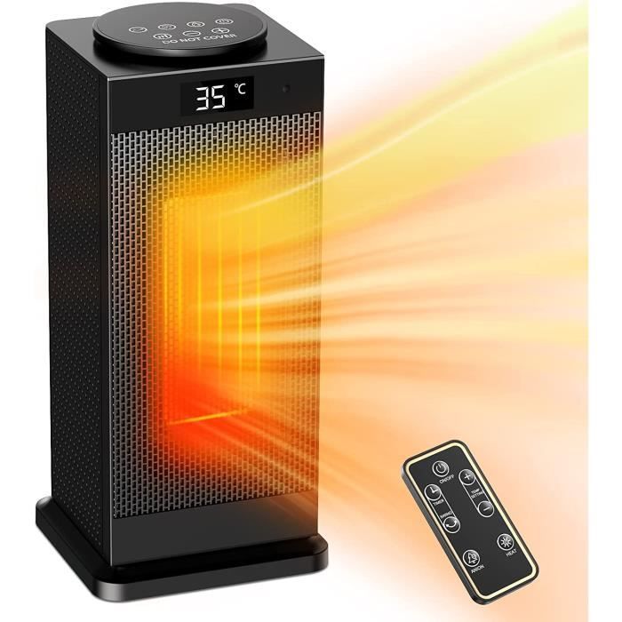 Chauffage d'appoint 2000W, PTC Céramique Radiateur Electrique, ECO ...