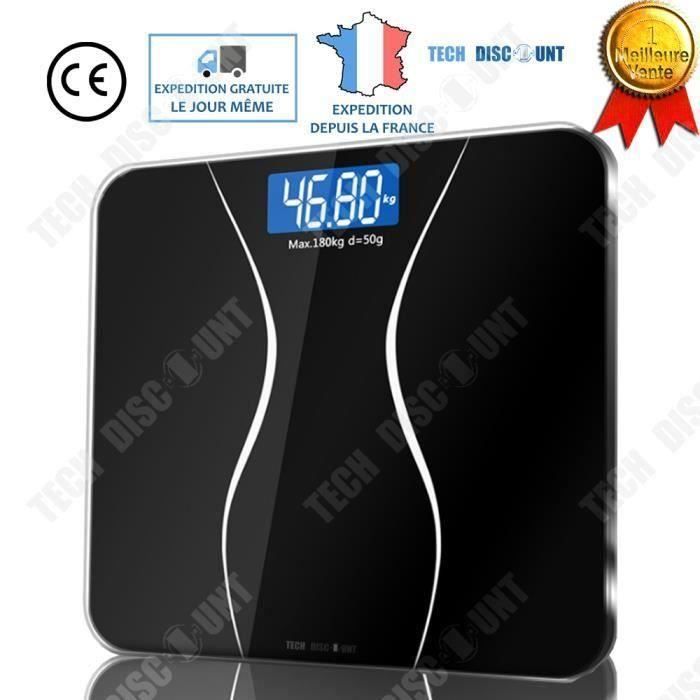 KIN TD® Balance électronique de haute précision Pèse personne de corps ...