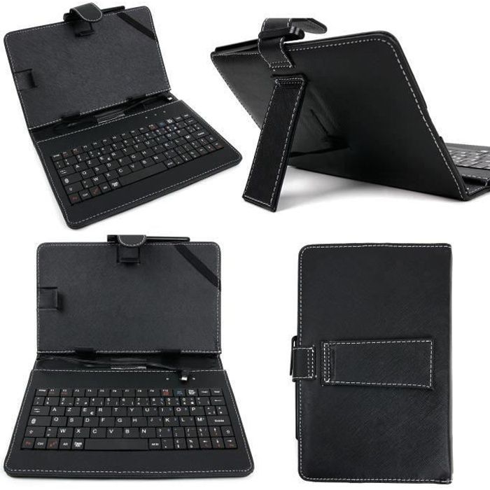 Clavier en cuir pour tablette TD® 7 pouces Connexion USB Clavier de ...