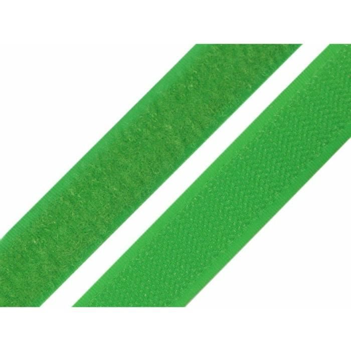 25m 684) Crochet Vert Léger Et Fermeture De Boucle Largeur 20mm ...