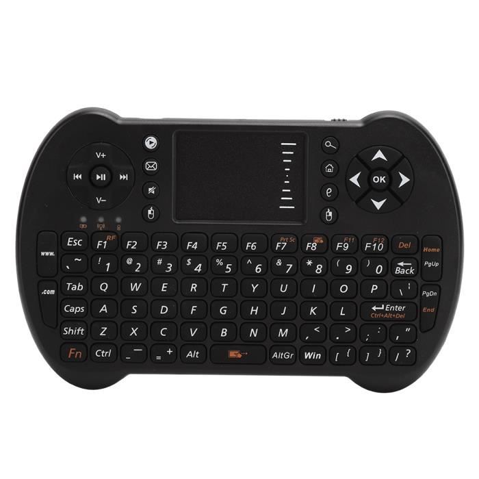 Mini clavier sans fil USB VIBONTON S501 Mini clavier sans fil noir USB ...