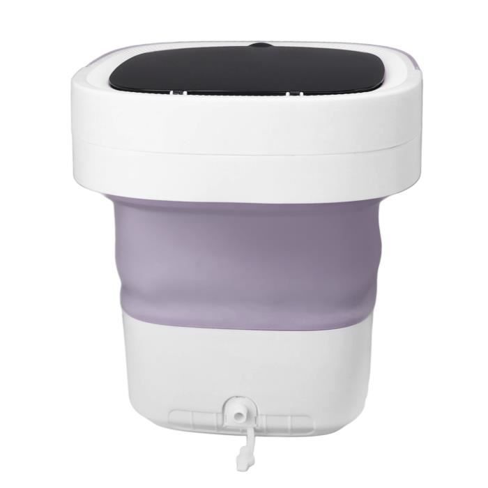 Mini laveuse à seau portable - HURRISE - Violet - Pliable - Automatique ...