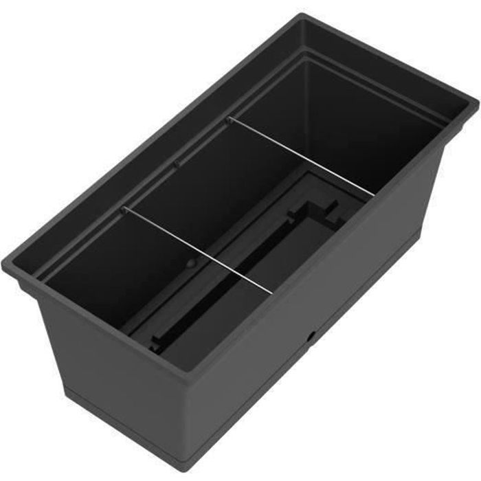 TERAPLAST - Pot aqua éléments 98 cm anthracite - Cdiscount Jardin