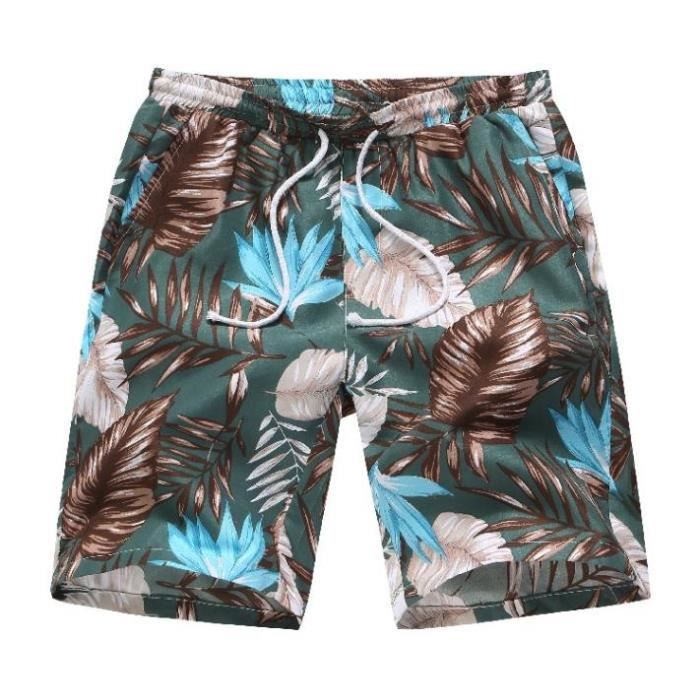 Short Homme Personnalise decontracte Hawaïen jeune de haute qualite ...