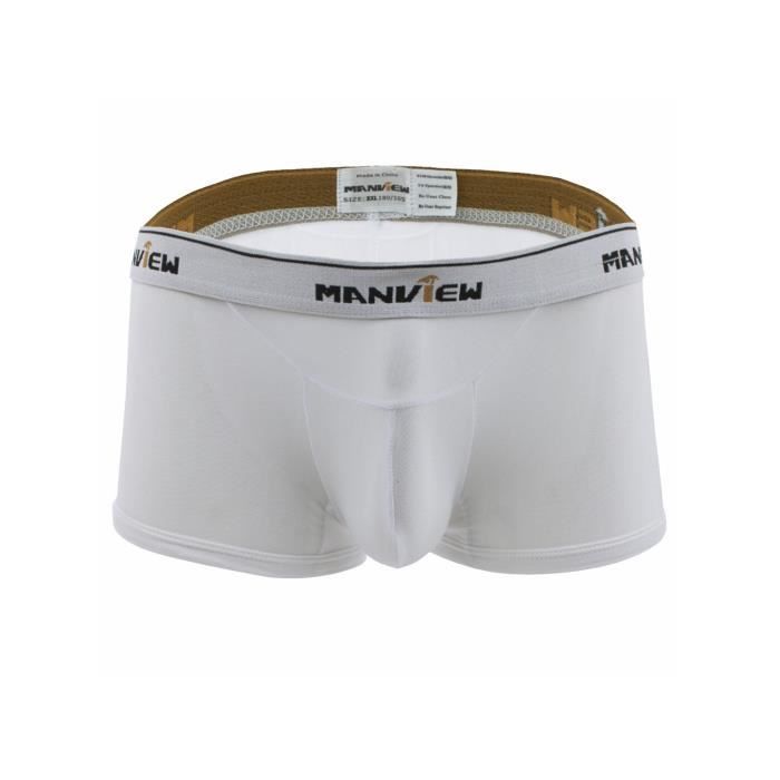 Boxer-shorty,Boxer Sexy en Maille pour Homme,Slip Moulant Ultra-Mince ...