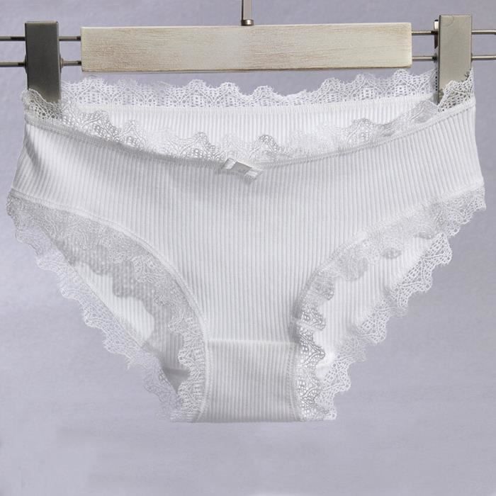 Culotte Slip Culotte Sexy En Coton Et Dentelle Pour Femme Sous Vêtement
