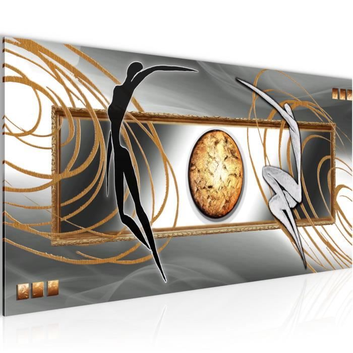 Runa art Tableau Décoration Murale Figures Art Abstrait 100x40 cm - 1 ...