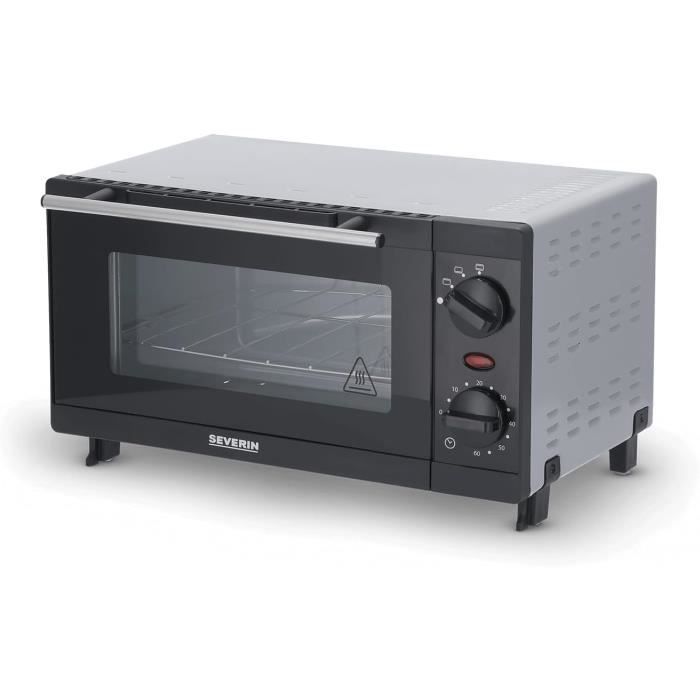 Mini-Four 9 L Avec Grille Et Plaque De Cuisson Incluses, Four Posable 800 W Design Simple Et ...