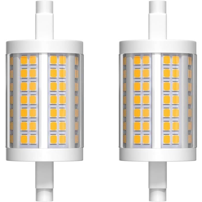 15W R7S Ampoules Led 78Mm J78 Dimmable Projecteur Led Type J Double ...