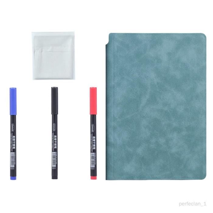 Carnet réutilisable - SHIWAKI - Tableau blanc portable - Blanc - Bleu ...