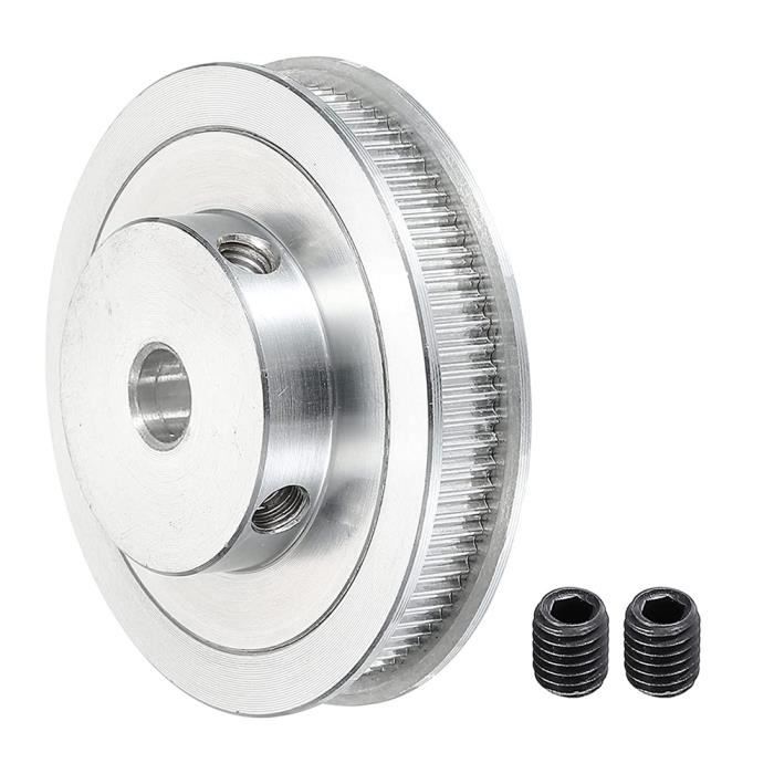 Poulie Synchrone AléSage 12 Mm 80 Dents, Roue Synchrone en Aluminium ...