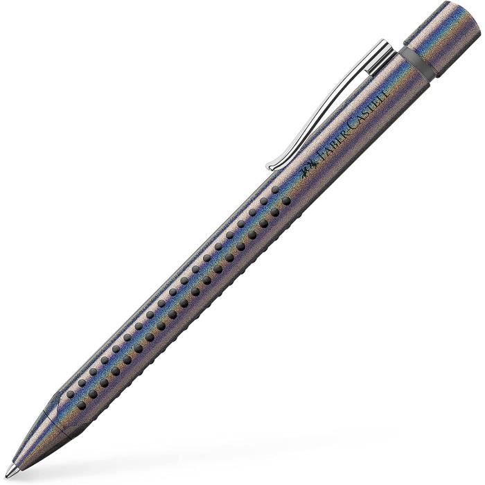 Faber-Castell 243911 Grip Edition Glam XB Stylo à bille Argenté315 ...