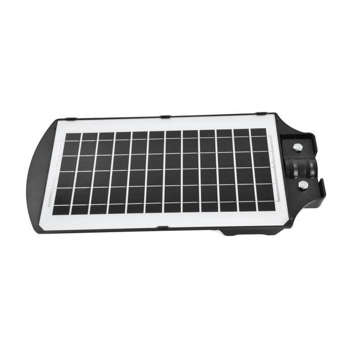 TMISHION Lampe de trottoir Réverbère Solaire 200LED IP65 Étanche 300W Lampadaire Extérieur de ...