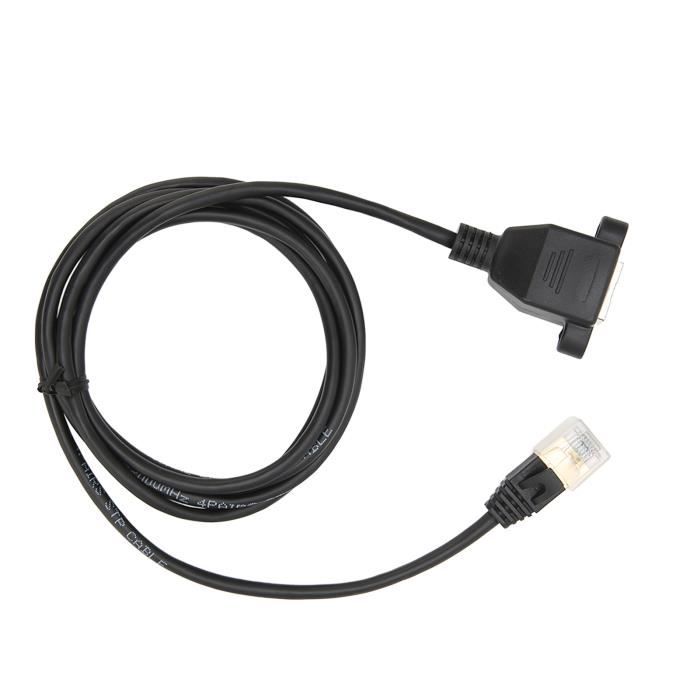TMISHION câble Ethernet Cat 8 Câble d'extension Ethernet 4.92ft 3.8mm ...