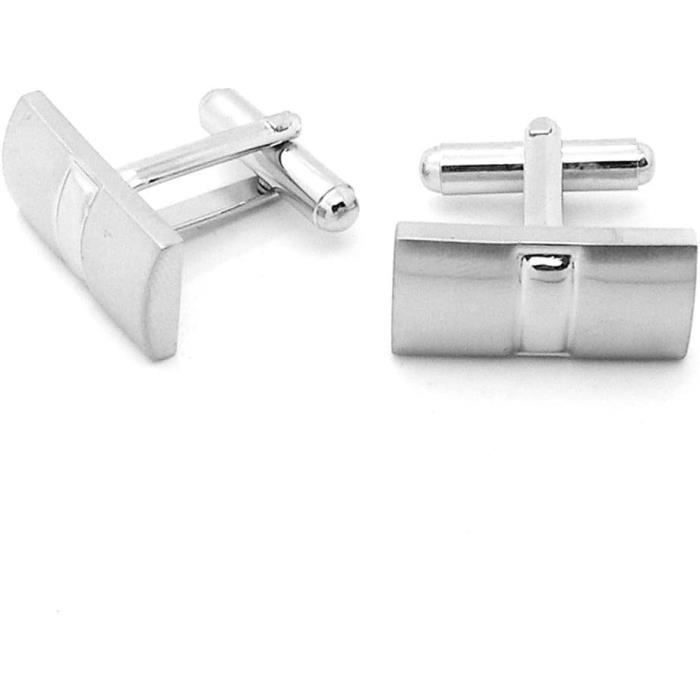 2 Boutons De Manchette Homme Chemise Costume Mariage Fête Travail ...